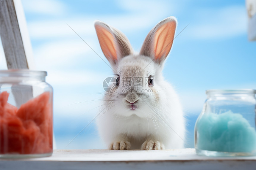 生物实验的兔子高清图片下载-正版图片600560161-摄图网