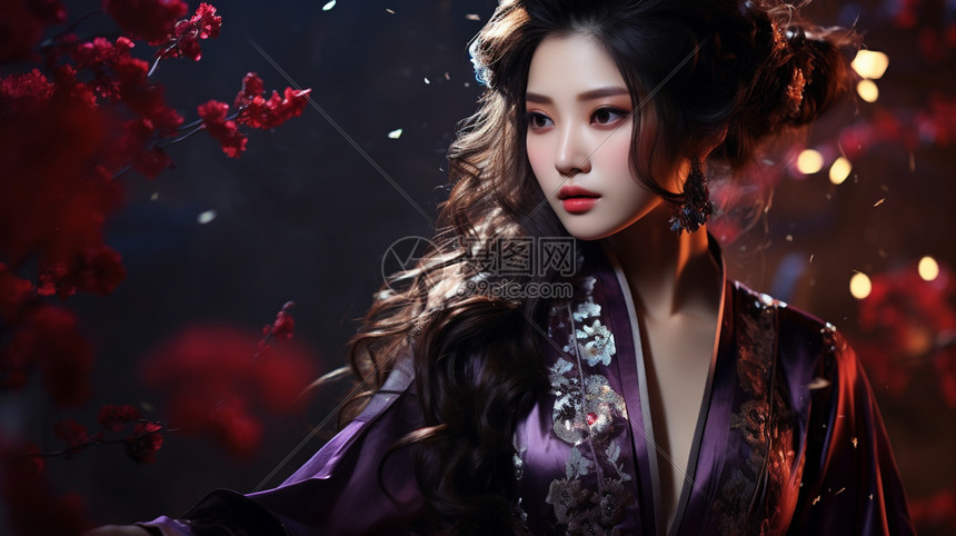 炫酷的漂亮女孩高清图片下载-正版图片600560460-摄图网