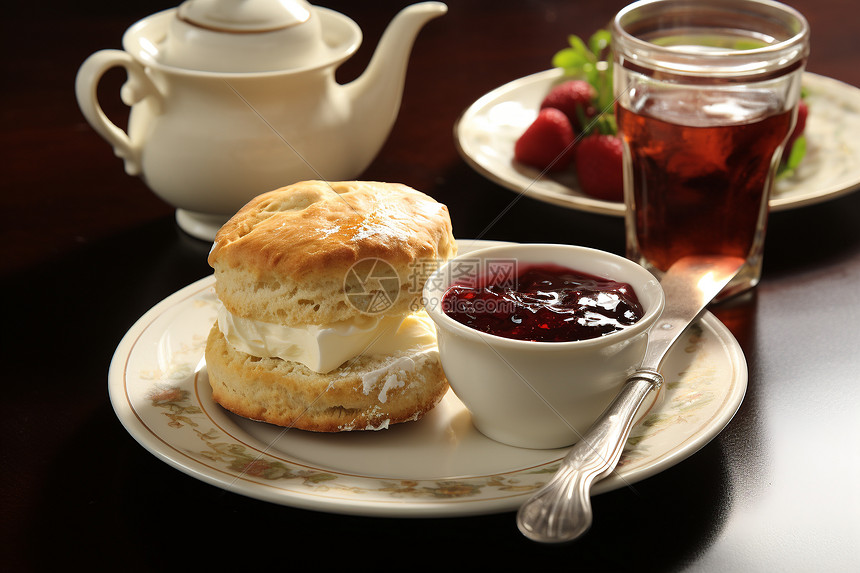 英式点心与下午茶高清图片下载-正版图片600562012-摄图网