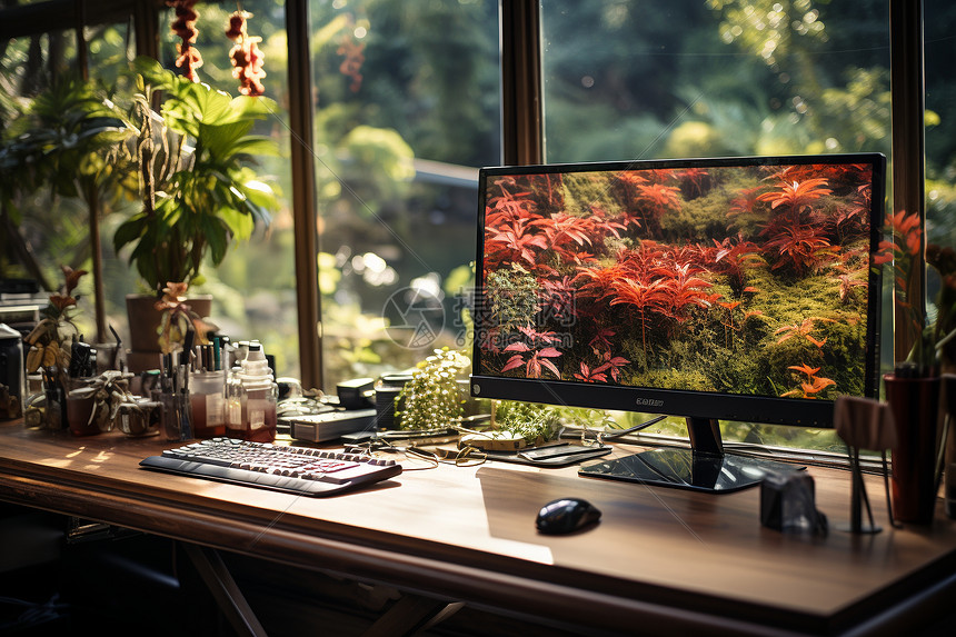 电脑桌面的壁纸图片素材-正版创意图片600563710-摄图网