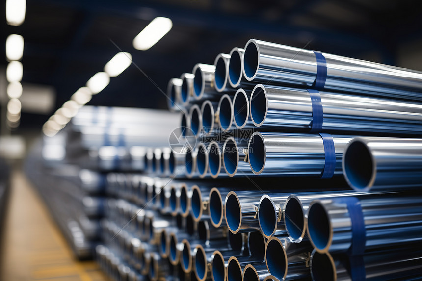 加工厂生产的金属钢管高清图片下载-正版图片600565354-摄图网