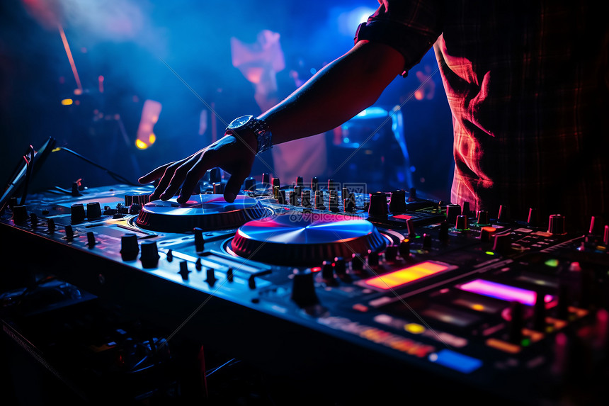 DJ技能大秀高清图片下载-正版图片600581574-摄图网