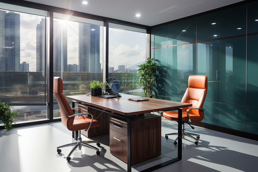 现代化办公室景致高清图片下载-正版图片600586292-摄图网