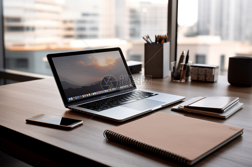 现代办公室里的电子设备高清图片下载-正版图片600588769-摄图网