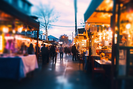 户外繁华的人群高清图片下载-正版图片600592141-摄图网