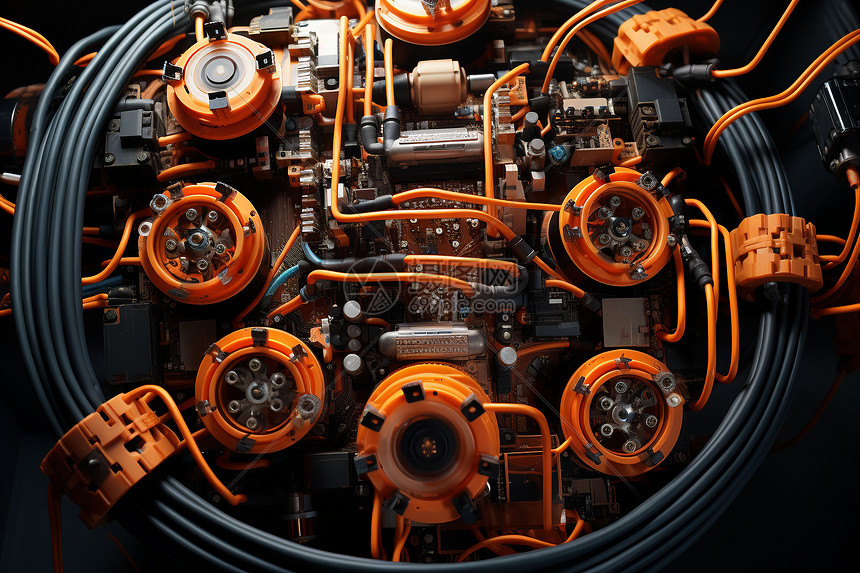 连接器技术高清图片下载-正版图片600595628-摄图网