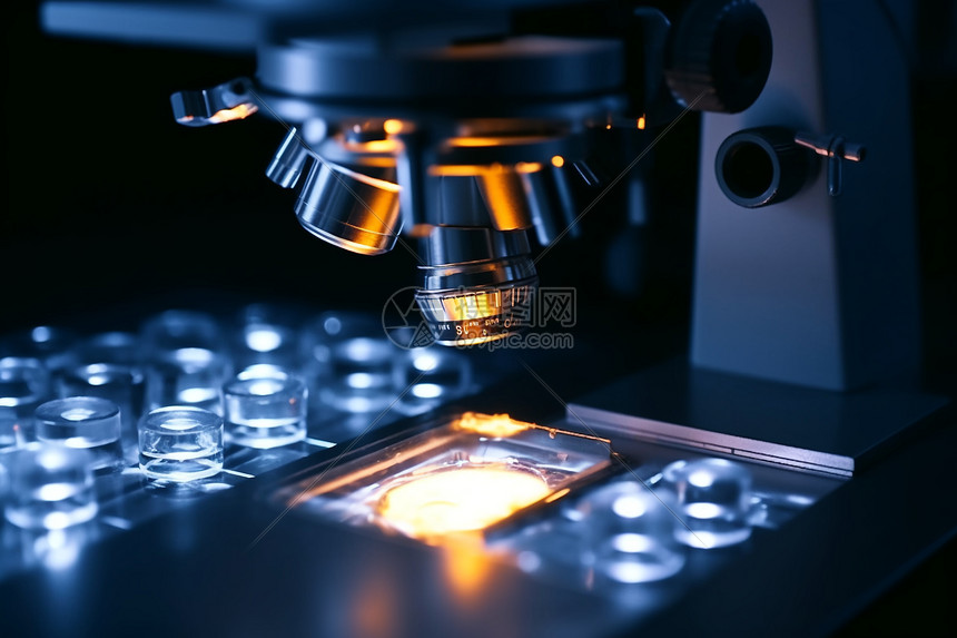 实验室中的显微镜照片高清图片下载-正版图片600599986-摄图网