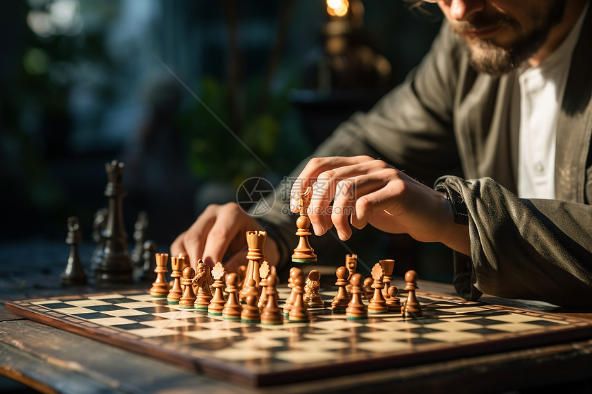 战略性棋盘游戏高清图片下载-正版图片600600695-摄图网