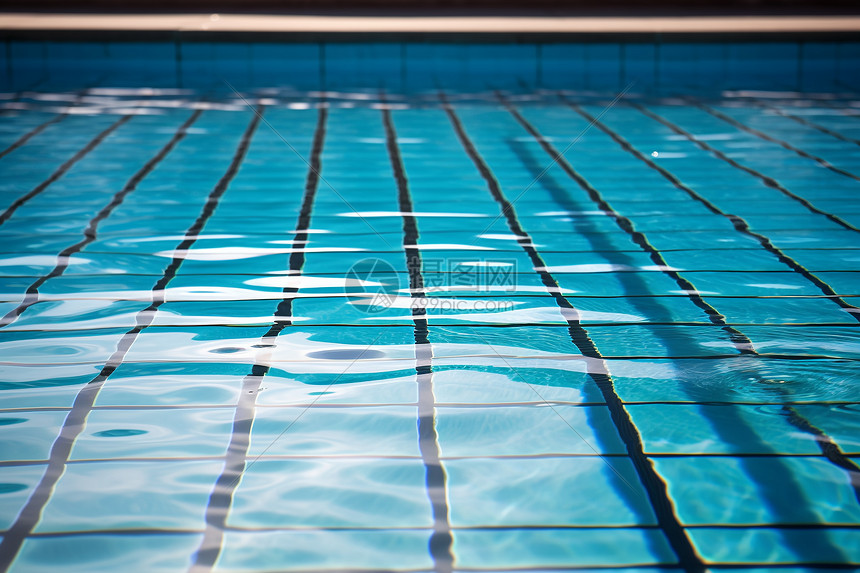 清澈的户外泳池波纹高清图片下载-正版图片600603312-摄图网
