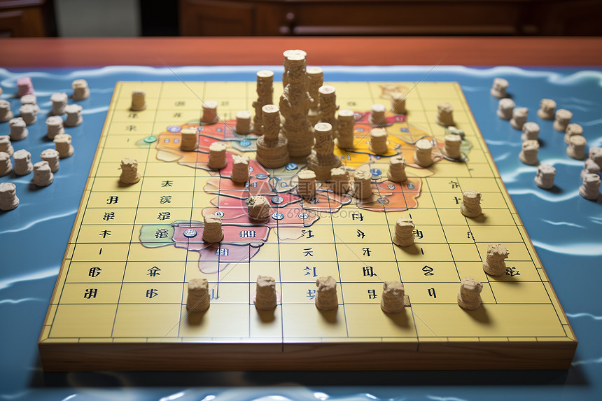 木质的棋盘游戏高清图片下载-正版图片600603927-摄图网