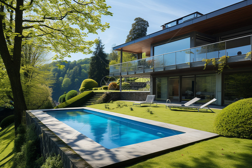 豪华洋房高清图片下载-正版图片600604739-摄图网