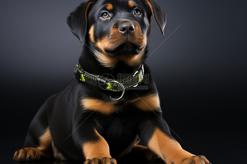 罗威纳犬的可爱表情高清图片下载-正版图片600610648-摄图网
