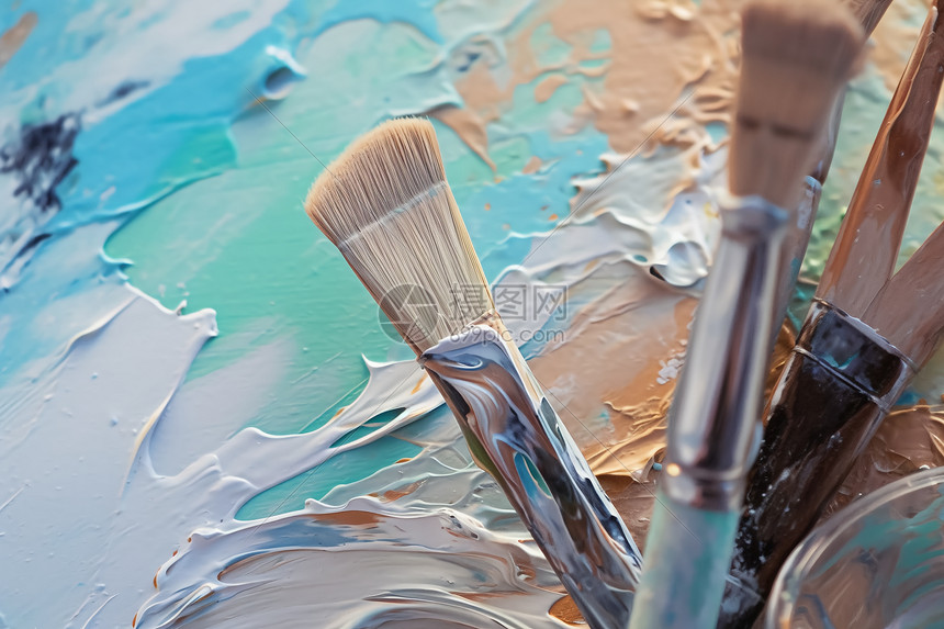 绘画的艺术高清图片下载-正版图片600629852-摄图网