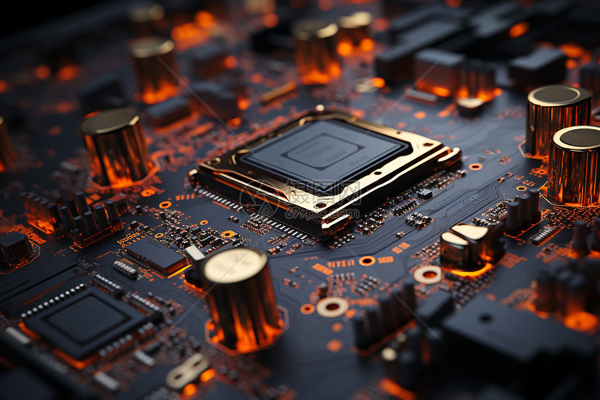CPU芯片图片高清图片下载-正版图片600640005-摄图网