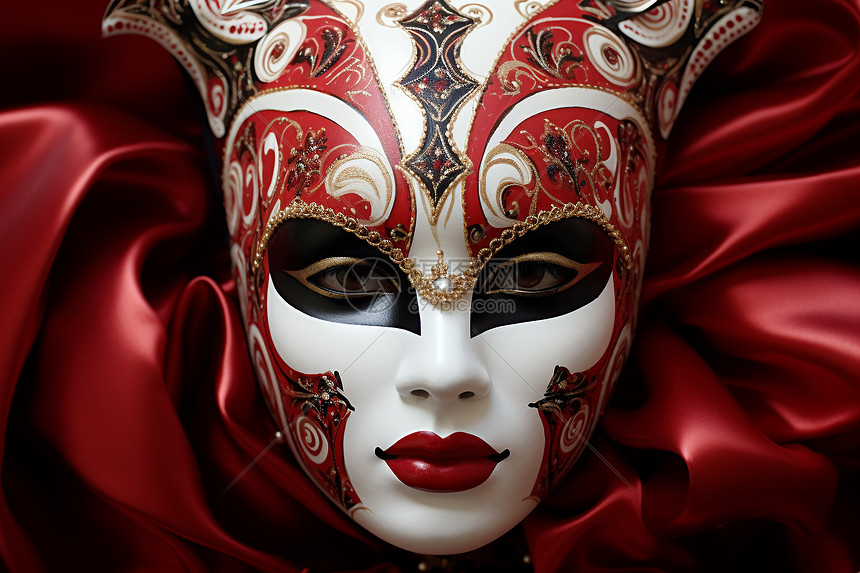 神秘的戏剧面具高清图片下载-正版图片600647207-摄图网