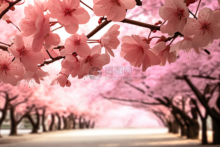 浪漫的户外花朵高清图片下载-正版图片600659215-摄图网