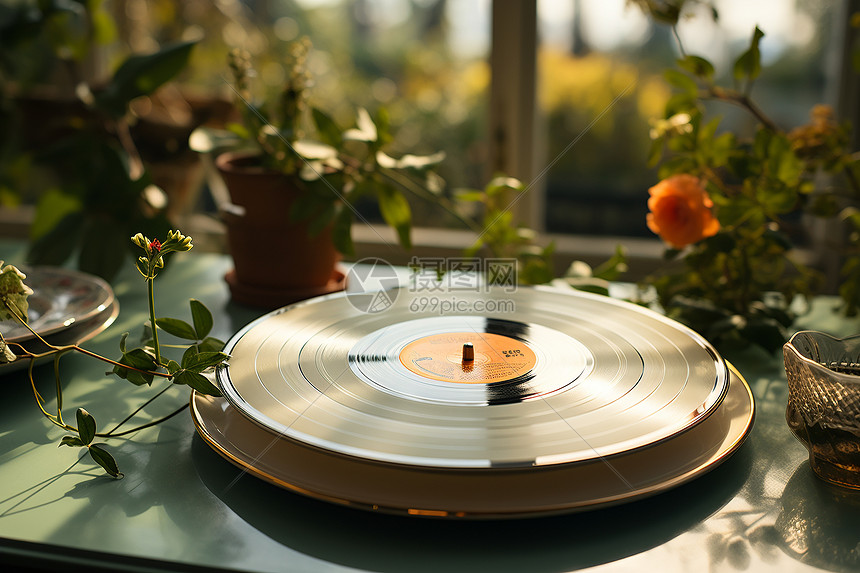窗户前的CD高清图片下载-正版图片600667859-摄图网