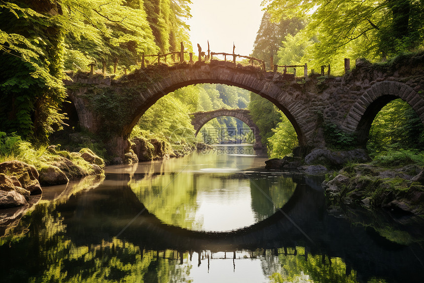 古老的拱桥高清图片下载-正版图片600668883-摄图网