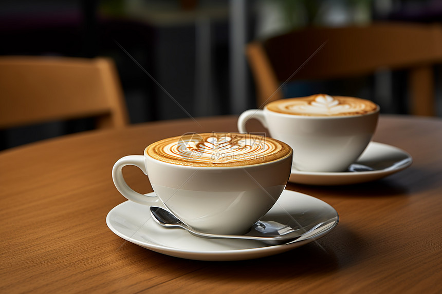咖啡厅精美的咖啡高清图片下载-正版图片600675196-摄图网