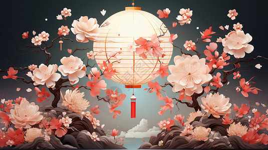 制作的中秋艺术作品插画图片下载-正版图片600678254-摄图网