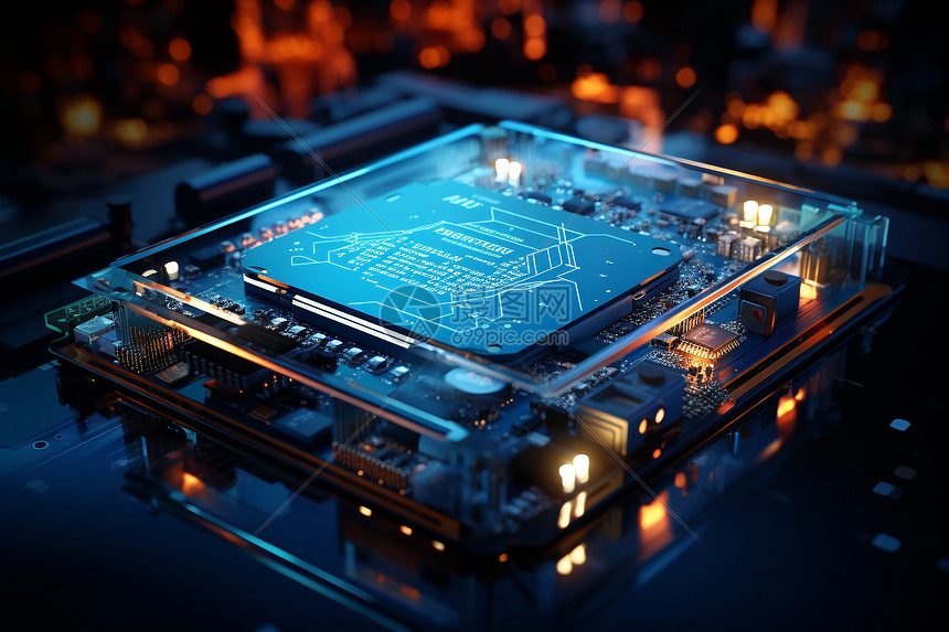 电脑的处理器高清图片下载-正版图片600684633-摄图网