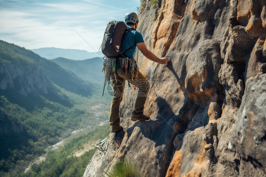 户外极限运动员高清图片下载-正版图片600688911-摄图网