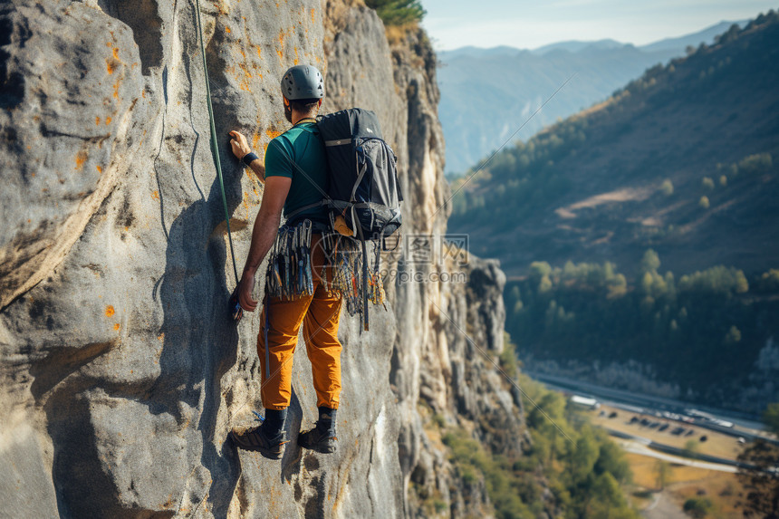 攀岩极限运动高清图片下载-正版图片600688913-摄图网