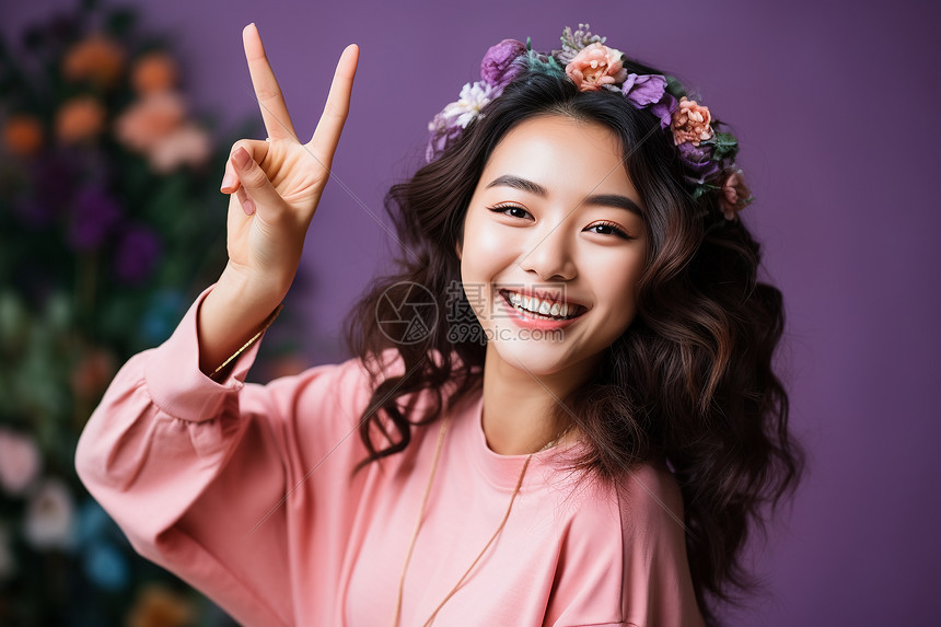 可爱的女孩高清图片下载-正版图片600695104-摄图网