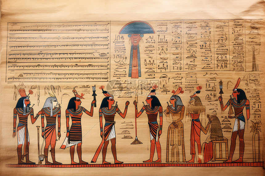 古老的埃及壁画高清图片下载-正版图片600700146-摄图网