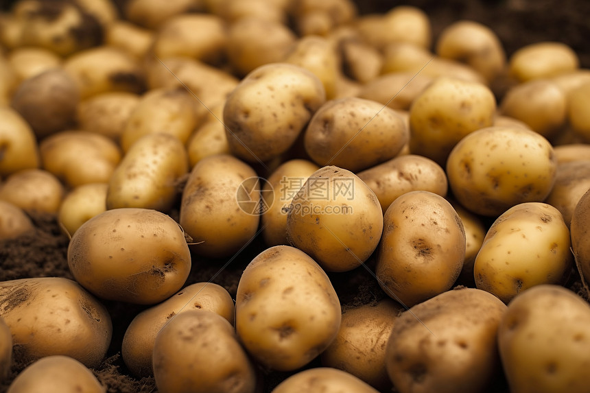 一堆土豆高清图片下载-正版图片600700776-摄图网