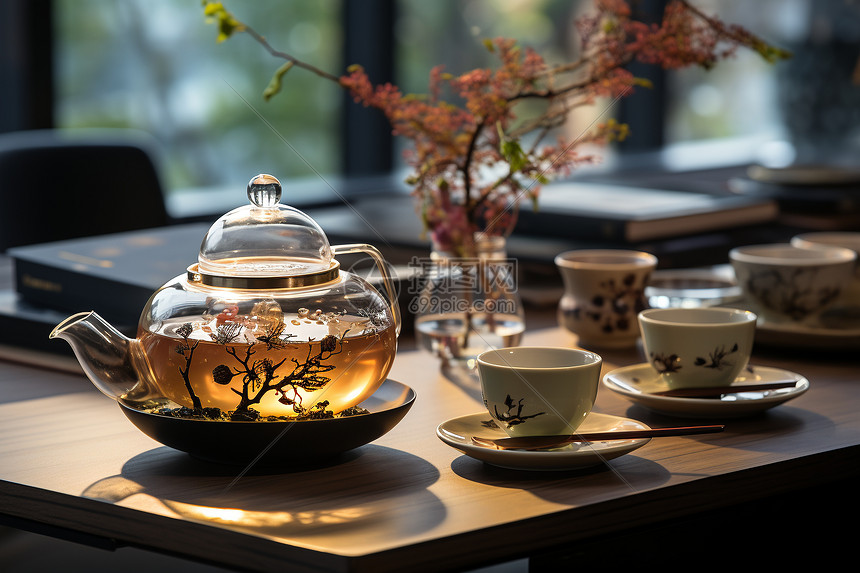 茶道体验高清图片下载-正版图片600709276-摄图网