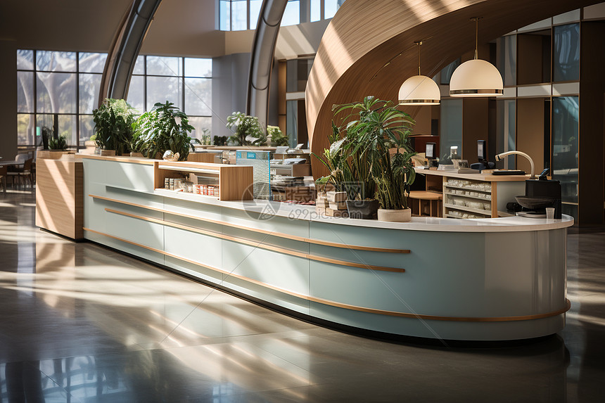 典雅精致的商务接待大厅图片素材-正版创意图片600723066-摄图网