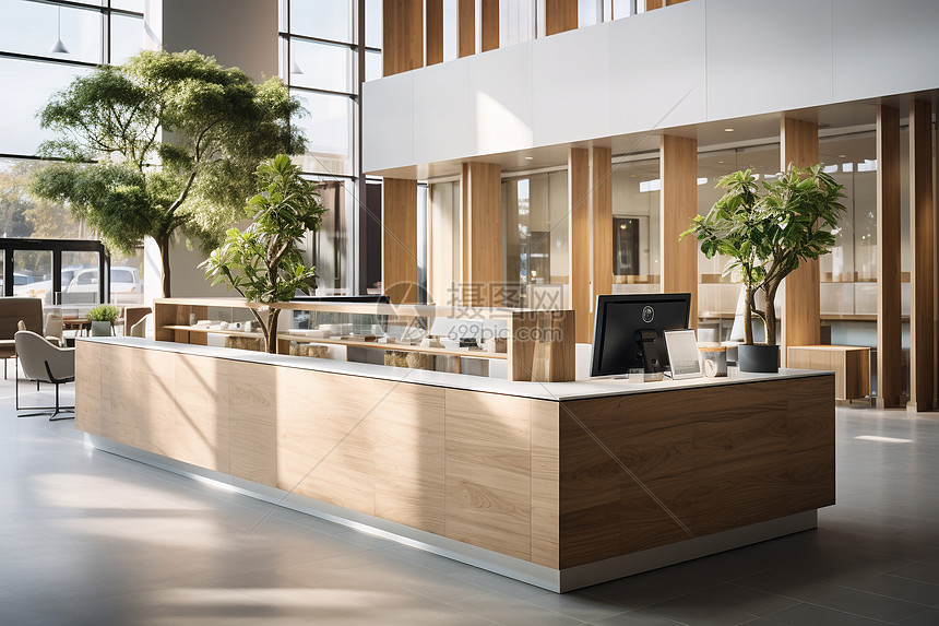 现代的服务柜台高清图片下载-正版图片600740052-摄图网