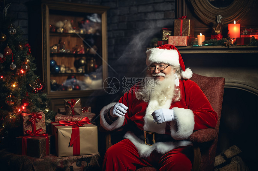 圣诞老人高清图片下载-正版图片600741154-摄图网