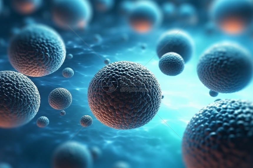 显微镜下的干细胞图片素材-正版创意图片600744559-摄图网