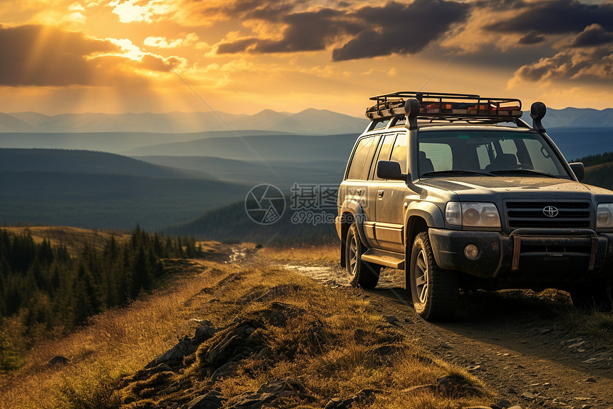 户外的越野车高清图片下载-正版图片600746357-摄图网