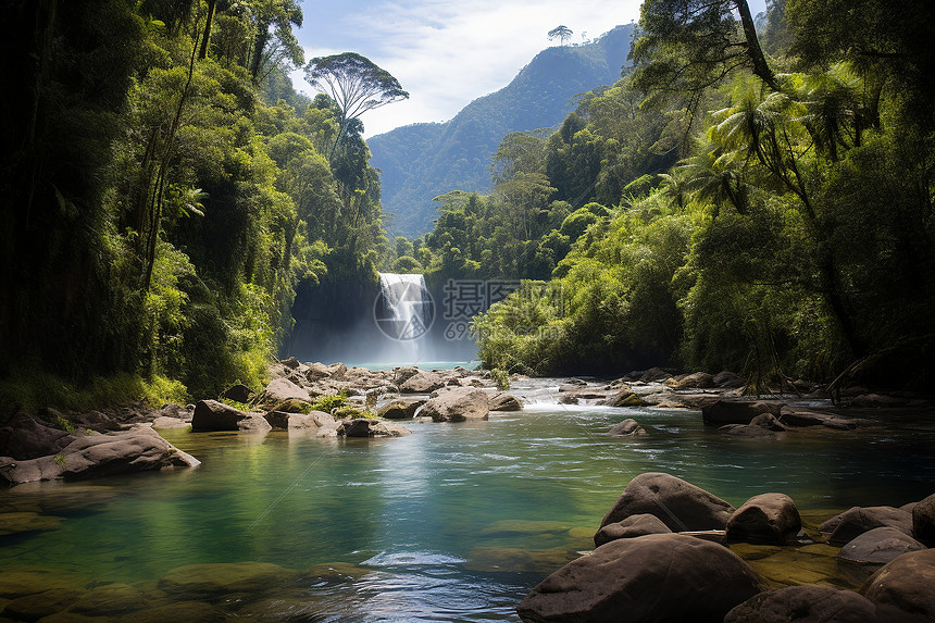 大自然的山水高清图片下载-正版图片600752713-摄图网