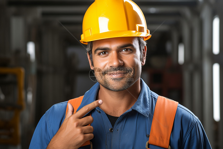 头戴安全帽的男人高清图片下载-正版图片600755222-摄图网
