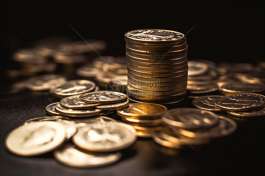 金色的财富图片素材-正版创意图片600775137-摄图网