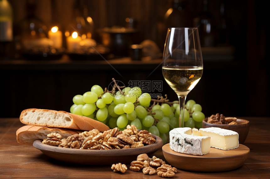 美食与美酒高清图片下载-正版图片600784745-摄图网