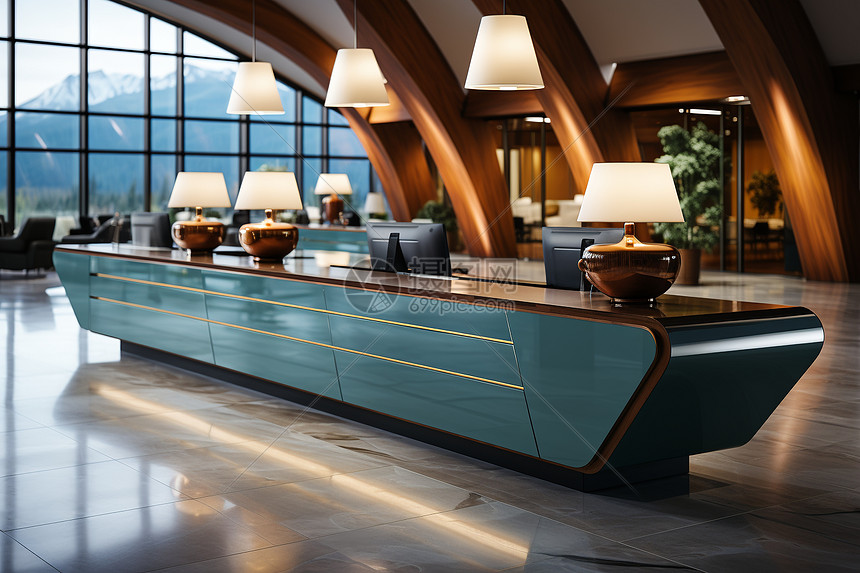 服务大厅前台高清图片下载-正版图片600788794-摄图网