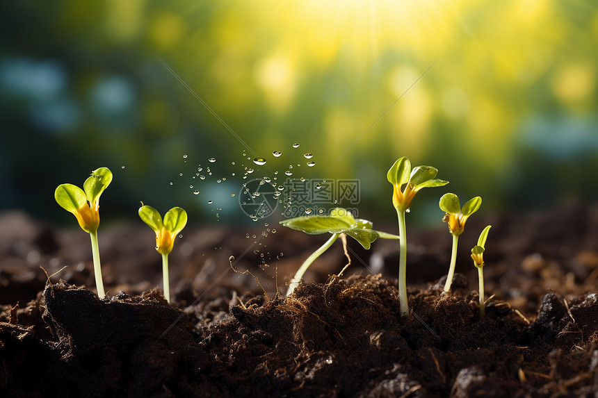 绿叶的新生命高清图片下载-正版图片600789614-摄图网