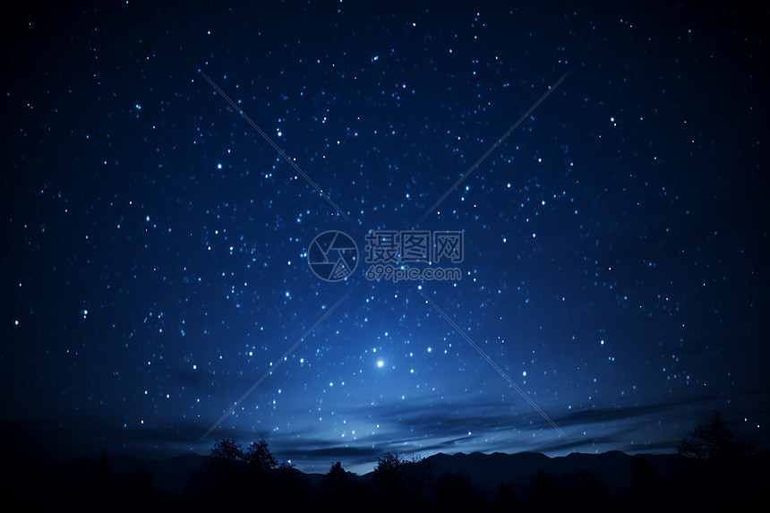 夜晚的星空高清图片下载-正版图片600799750-摄图网