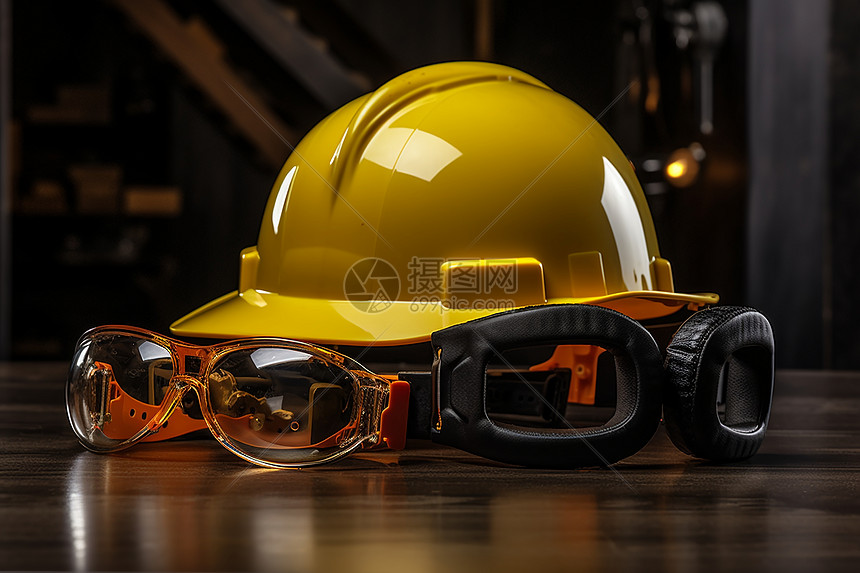 黄色安全帽高清图片下载-正版图片600811943-摄图网