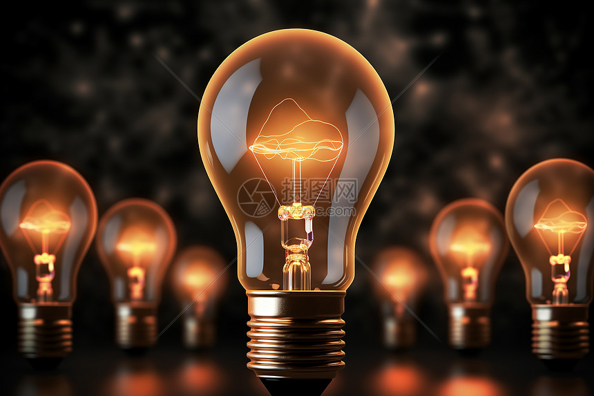 发光的灯泡高清图片下载-正版图片600812510-摄图网