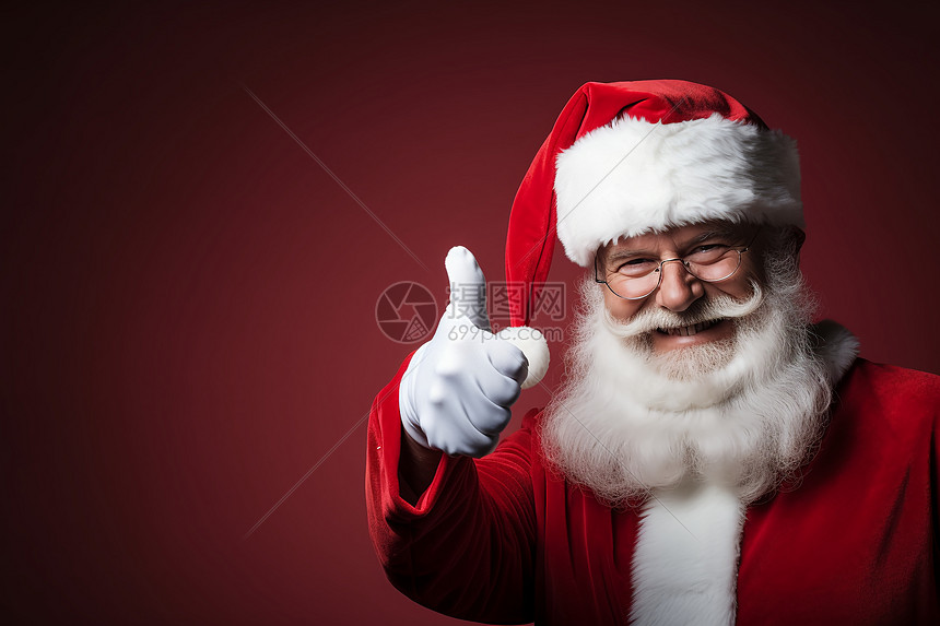 欢乐冬日的圣诞老人高清图片下载-正版图片600817867-摄图网