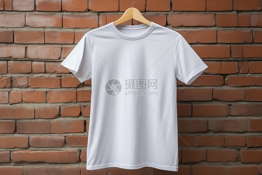 一件纯棉白色T恤高清图片下载-正版图片600828117-摄图网