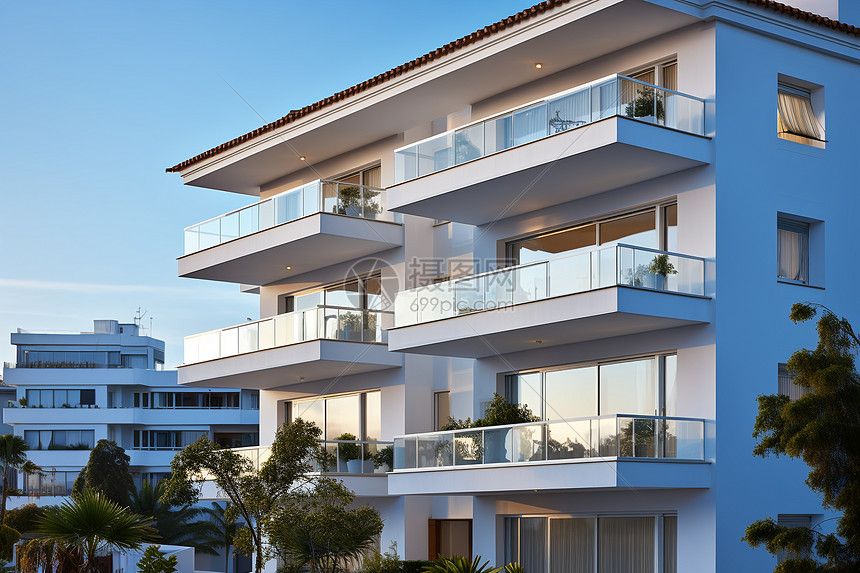 现代风格的楼房高清图片下载-正版图片600830251-摄图网