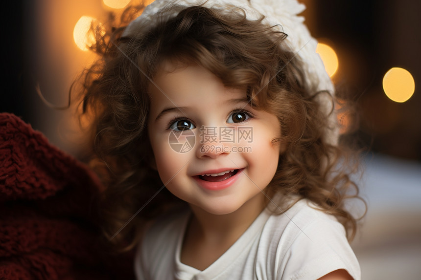 一个可爱的女孩高清图片下载-正版图片600839528-摄图网