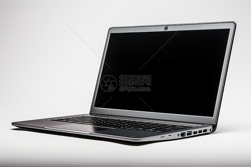 一台笔记本电脑高清图片下载-正版图片600851483-摄图网